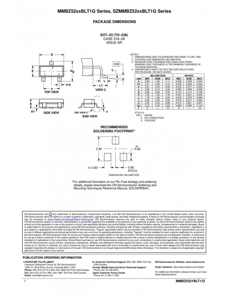 MMBZ52xx series datasheet page 6