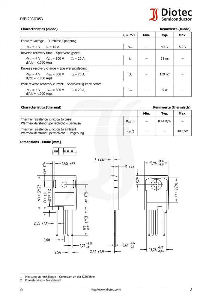 DIF120SIC053 datasheet page 3