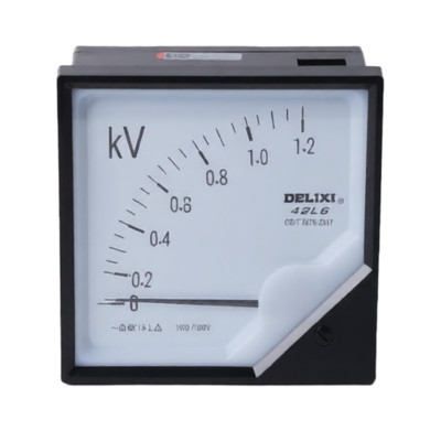 Delixi Electric 42L6V100V Analog Voltmeter Chip for Precision Voltage Measurement