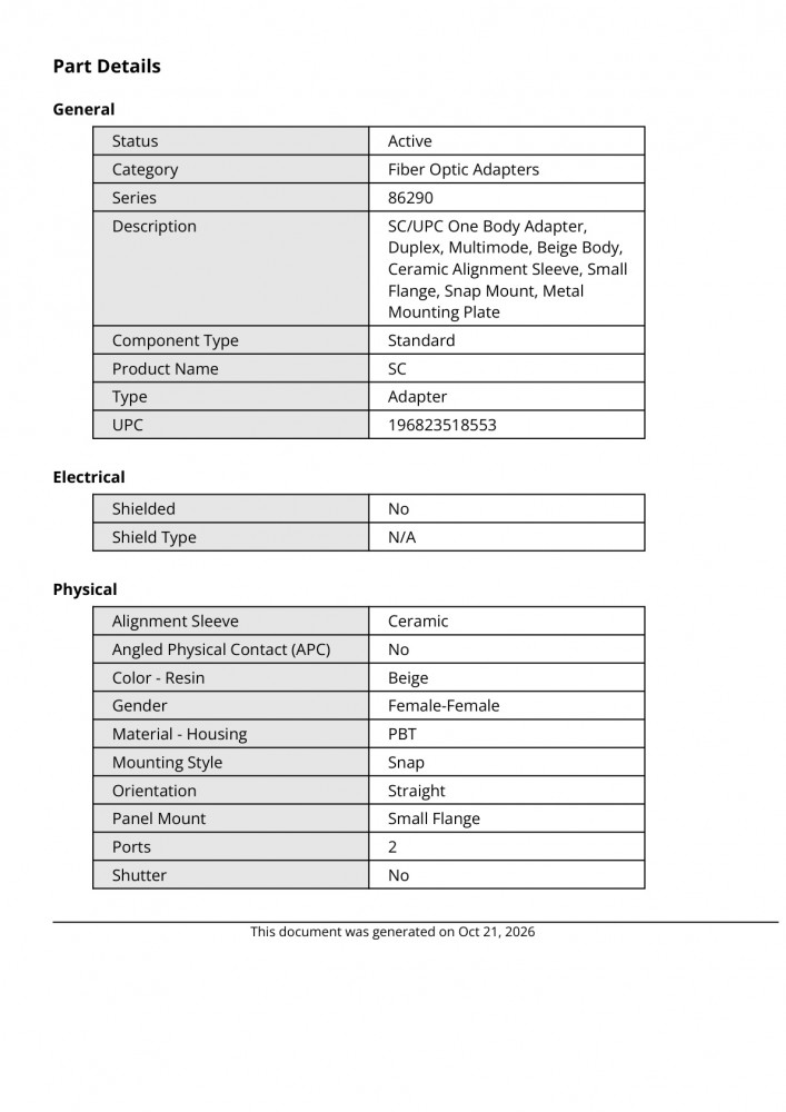 MOLEX 885361212 product drawing, sheet 2