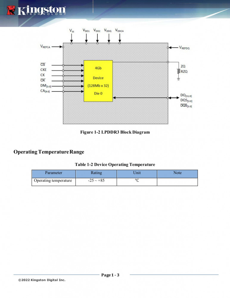 Kingston 04EM04-N3GM627-GA06U datasheet page 5