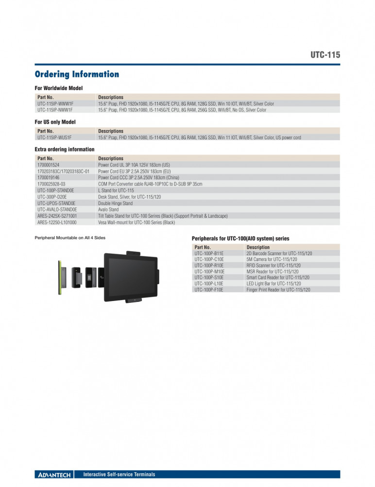 UTC-115I technical document page 3