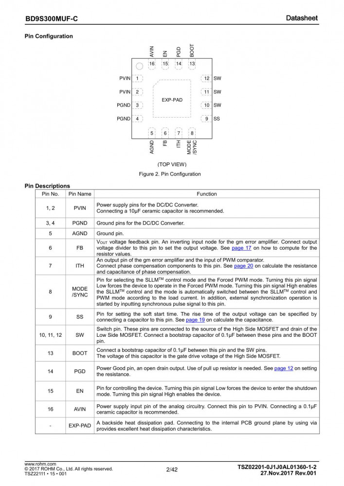 BD9S300MUF-CE2 datasheet page 2