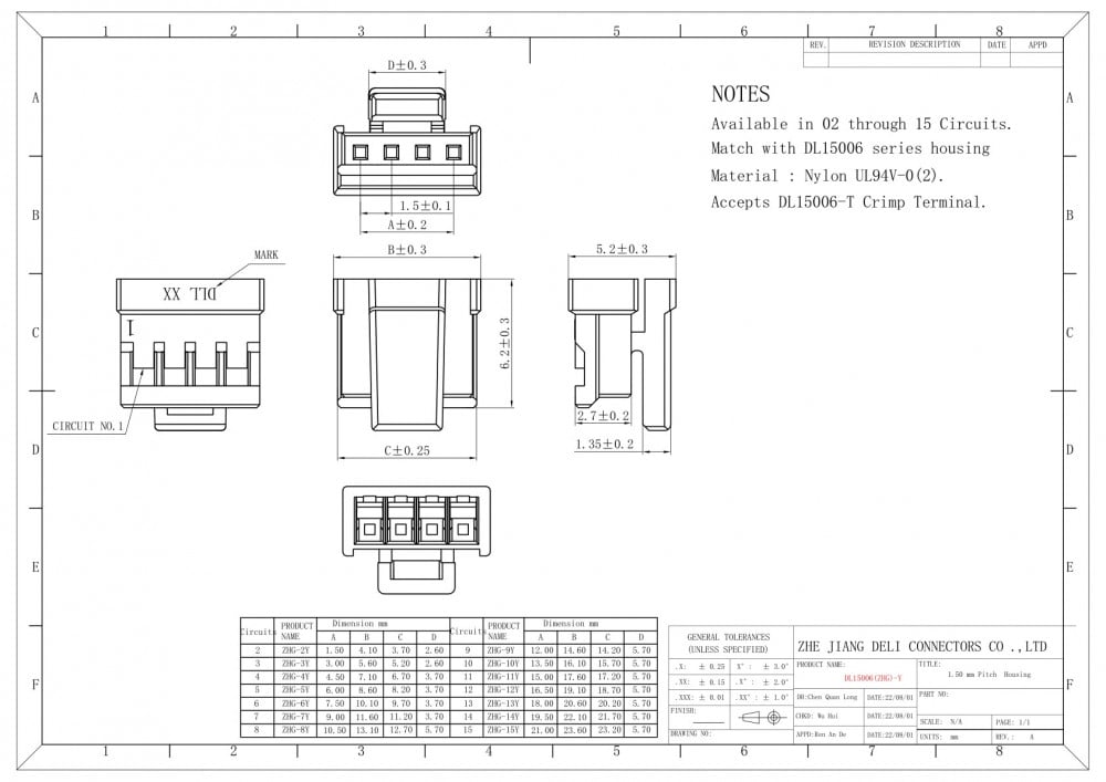 DLL ZHG technical drawing page 3