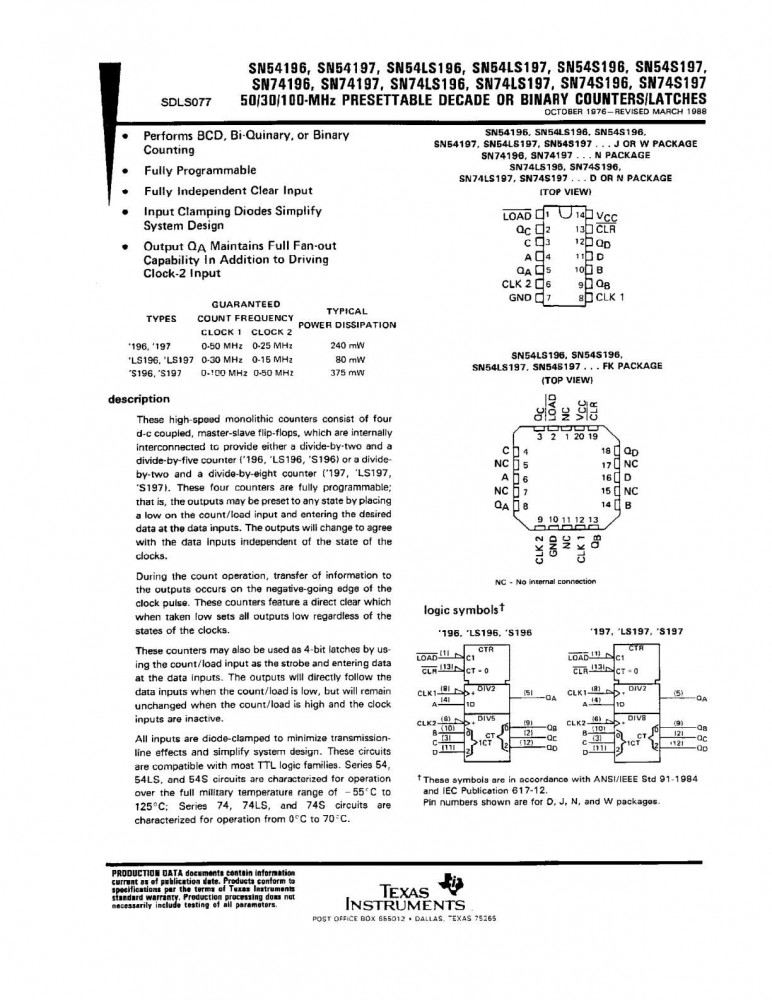 54S197 technical document page 3
