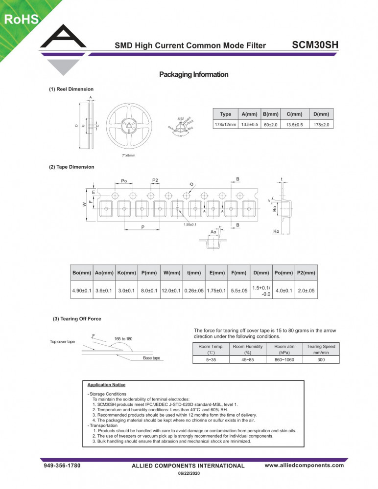 SCM30SH series technical document, page 3