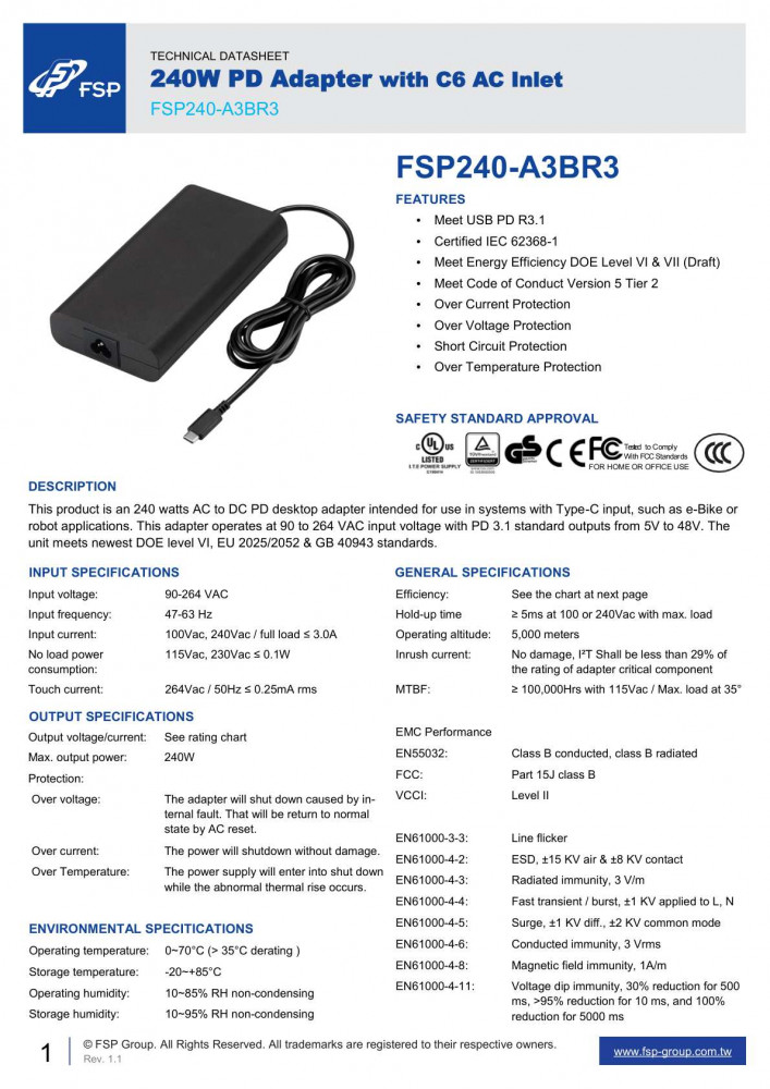 Supplied technical document image, page 1