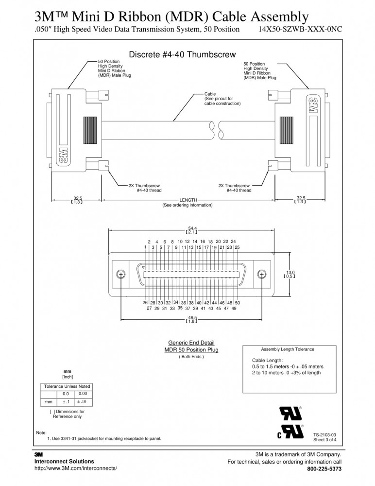 3M TS-2103 technical sheet page 3