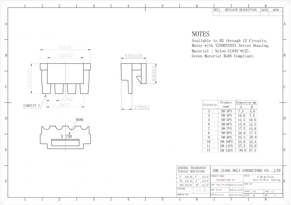 DLL SM-3PS technical drawing page 7