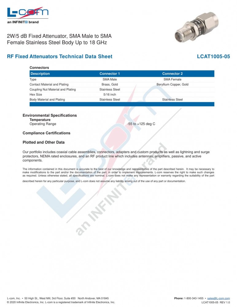 LCAT1005-05 datasheet page 2