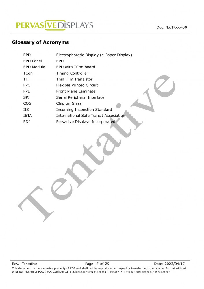 E2271KS091 specification page 7