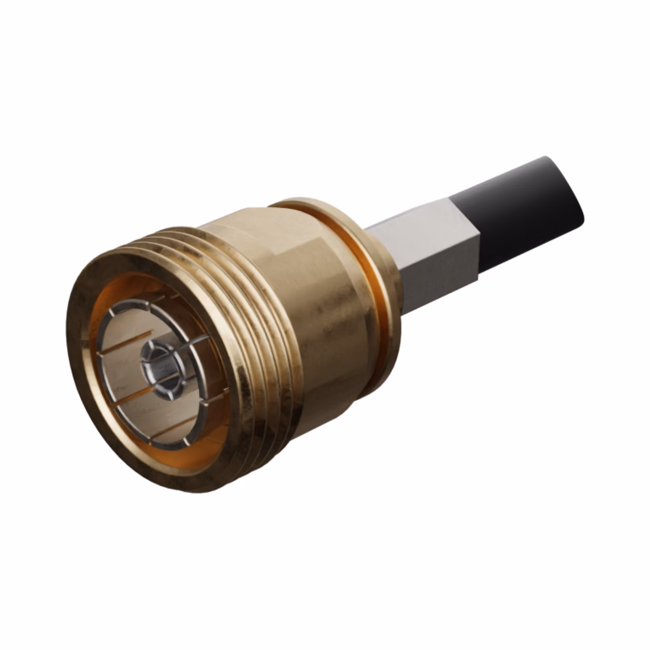 DIN 7/16 Jack, Straight, Solder, RG-213, One Piece Per Carton, 50 Ohms for sale