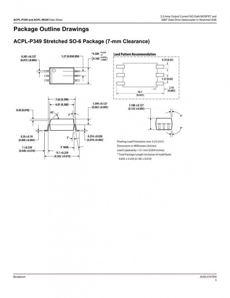 ACPL-W349 datasheet page 3
