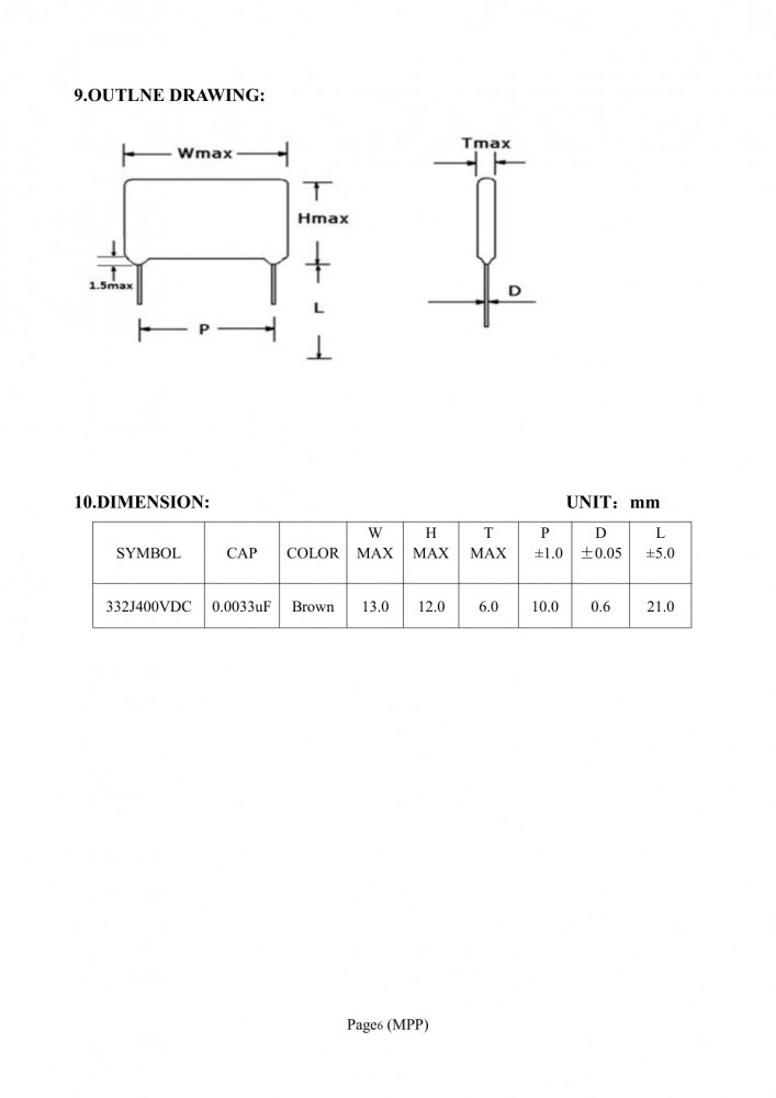 MPP332J400D01 specification page 7