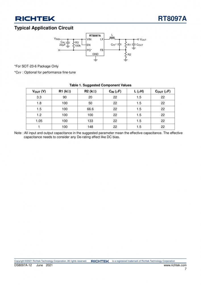 RT8097A datasheet page 7
