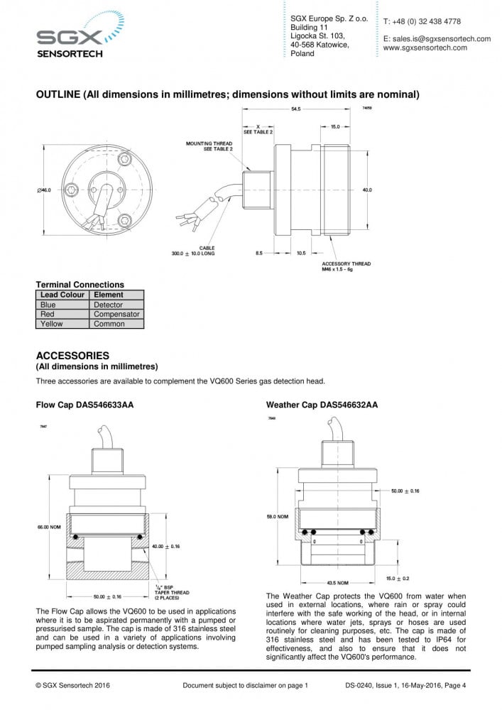 VQ600 datasheet page 4