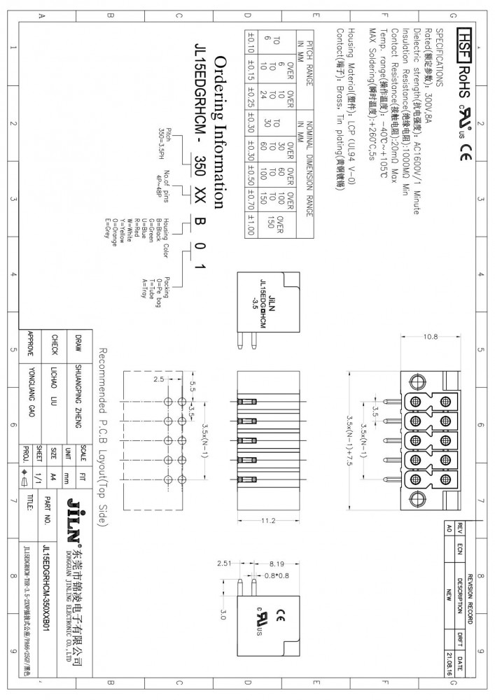JL15EDGRHCM-35010B01 technical document page