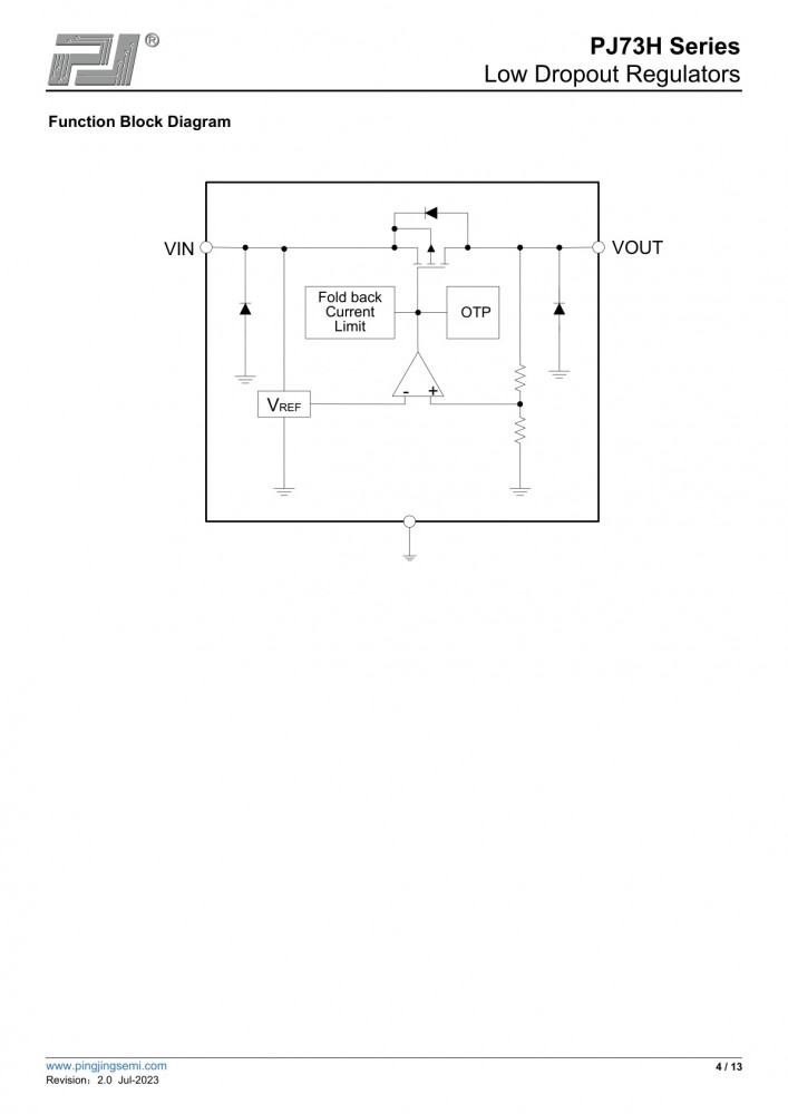 PJ73H datasheet page 4