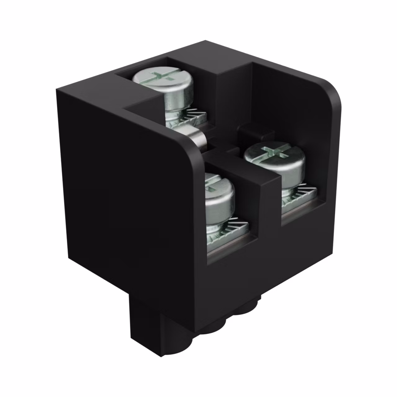 5.08mm Pitch Beau EuroMate Pluggable Terminal Block, Dual Level, 90° Wire Entry, 3 Circuits for sale
