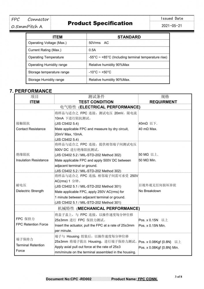 F-FPC0M04P-G310 technical document page 6