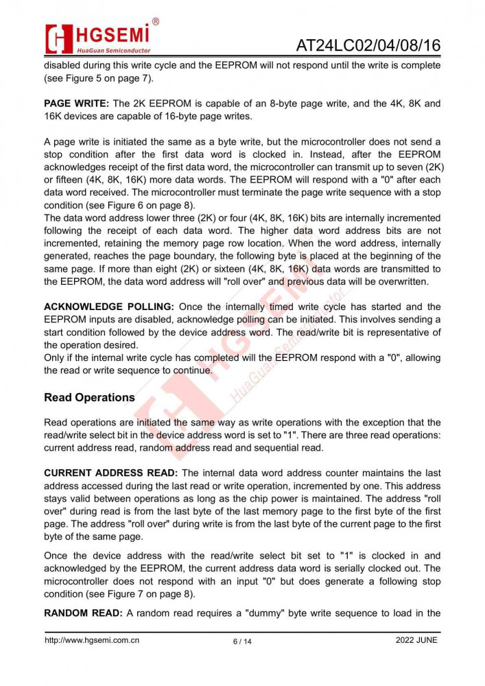 AT24LC02M/TR datasheet page 6