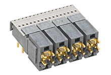 FAKRA Jack, Right-Angle, Through Hole, Key K, Latch Clocked 90 Degrees, Carton, 50 Ohms