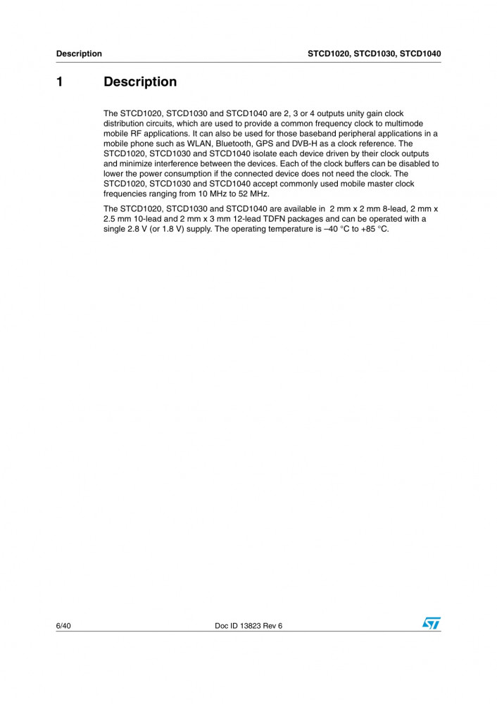 STCD1020RDG6F technical document page 6