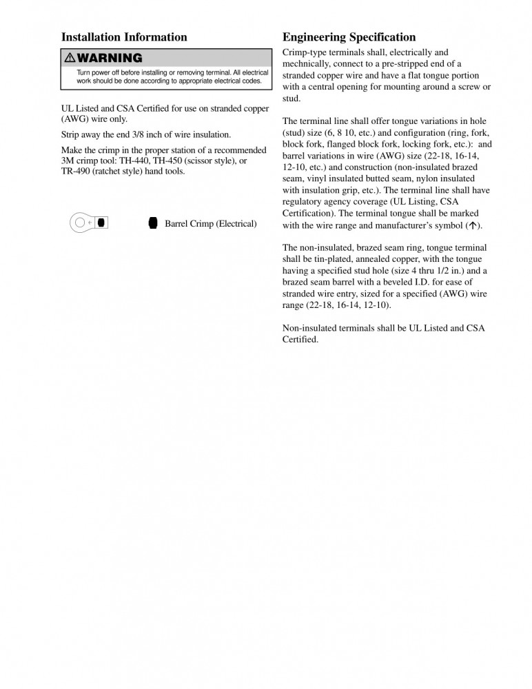 3M 11-14S-W technical document page 3
