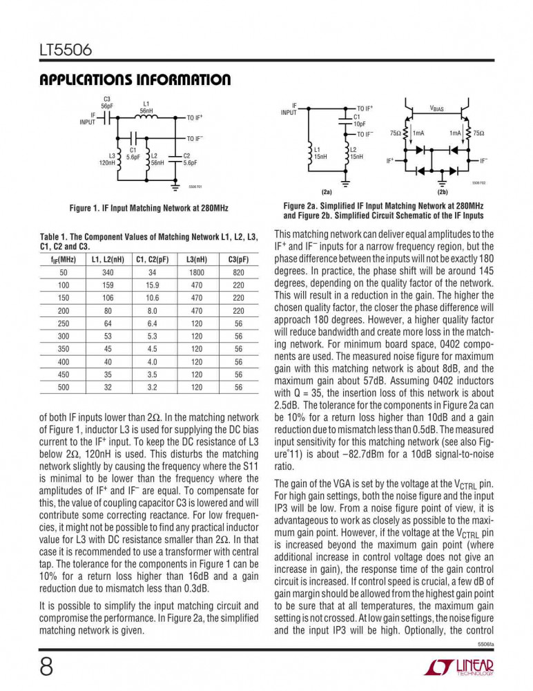 LT5506 datasheet page 8