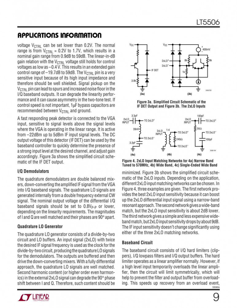 LT5506 datasheet page 9