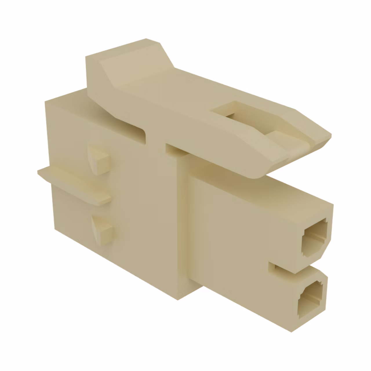 Micro-Fit+ Versa Color Receptacle Housing, Dual Row, 2 Circuits, UL 94V-0, Glow-Wire Capable, Natural for sale