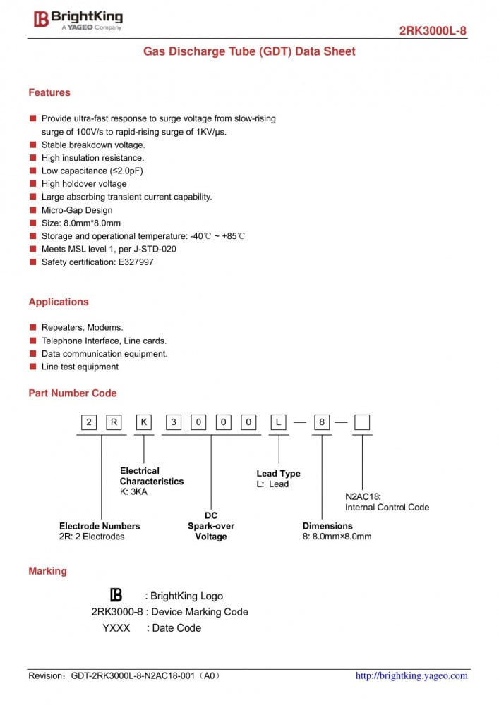 2RK3000L-8-NAC18/B datasheet page 2
