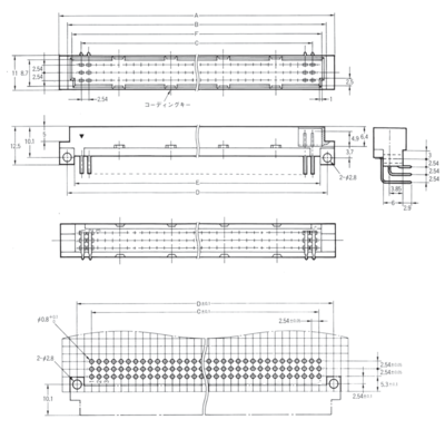 OMRON XC5B-6431-0A DIN 41612 Connector for sale