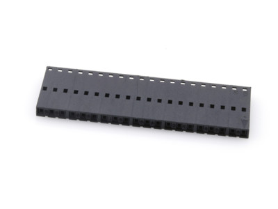 SL Crimp Housing, Single Row, Version A, Non-polarized, 24 Circuits, Black