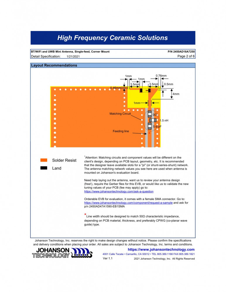 2450AD18A7250 datasheet page 2