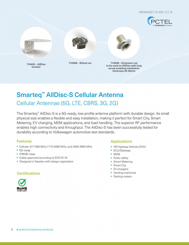 AllDisc-S datasheet page 2