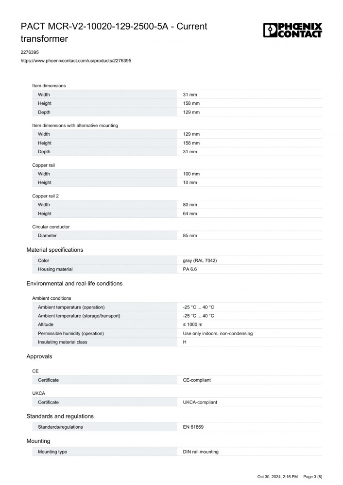 Phoenix Contact 2276395 datasheet page 3