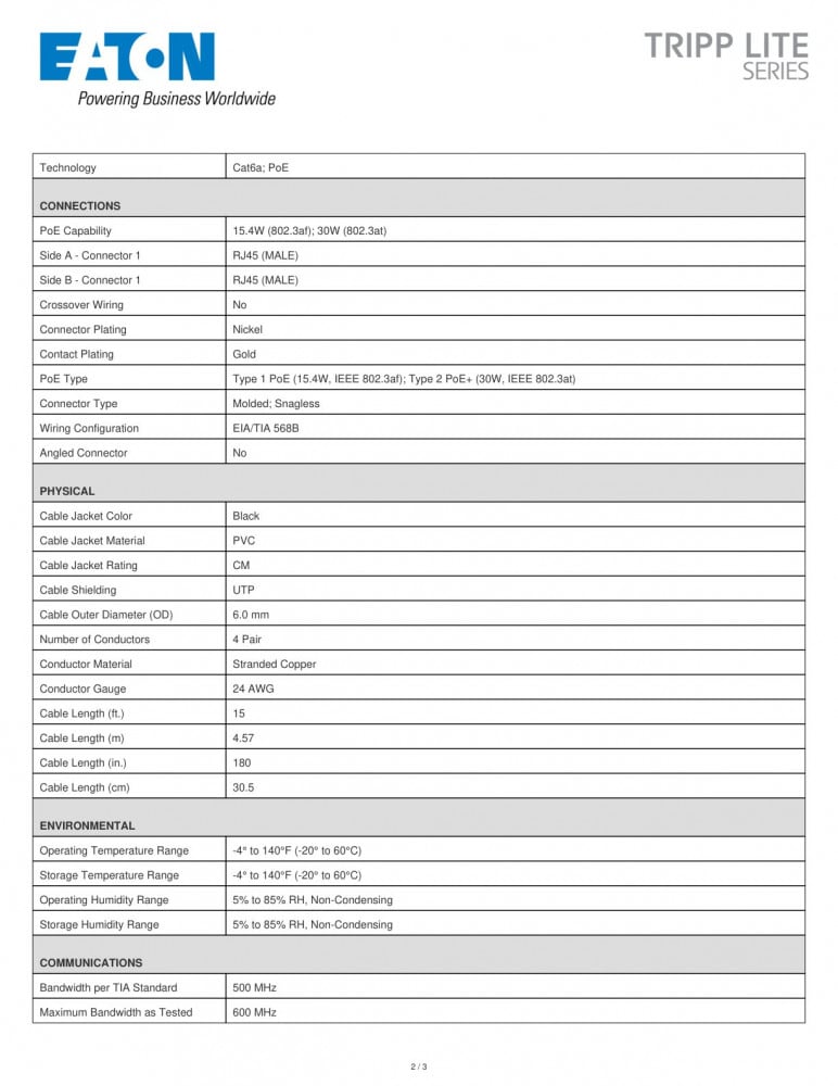 N261-015-BK technical document page 2