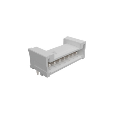 1.25mm Pitch, Micro-Lock Plus PCB Header, Single Row, Right-Angle, Through Hole, Tin-Bismuth Plating, Positive Lock, 7 Circuits, Natural (White) for sale