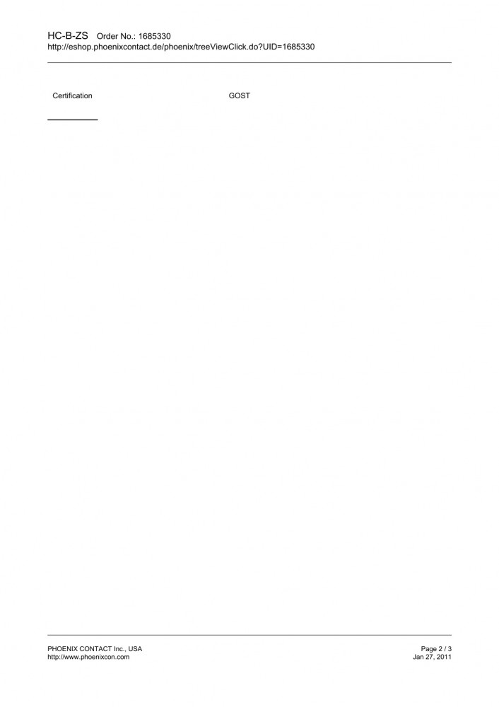 Phoenix Contact 1685330 technical document page 2