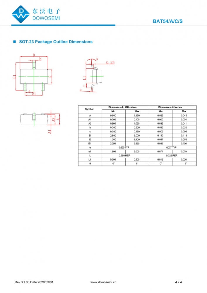 BAT54A datasheet page 4