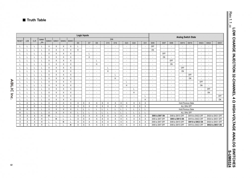 S-UM6524 datasheet preview, page 9