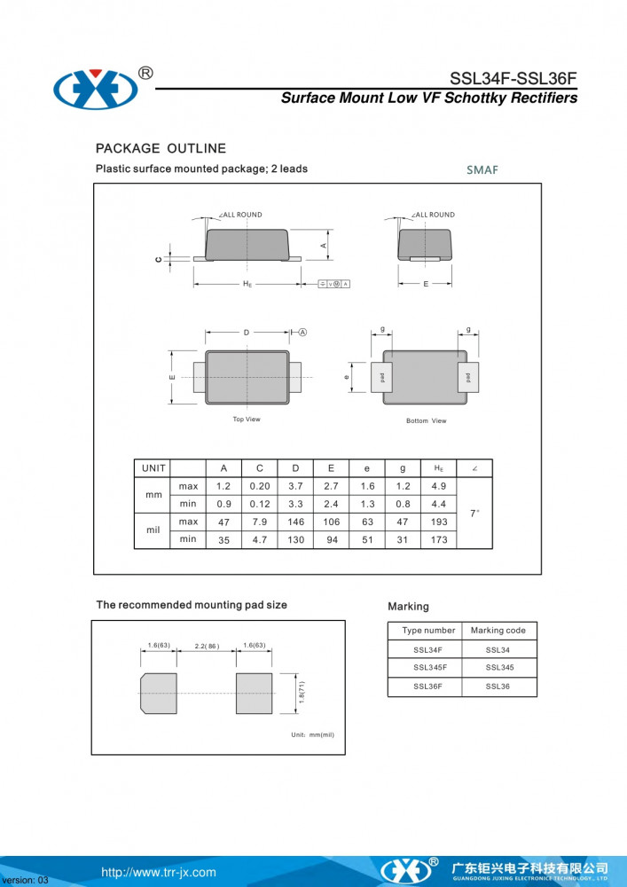 SSL345F datasheet page 3