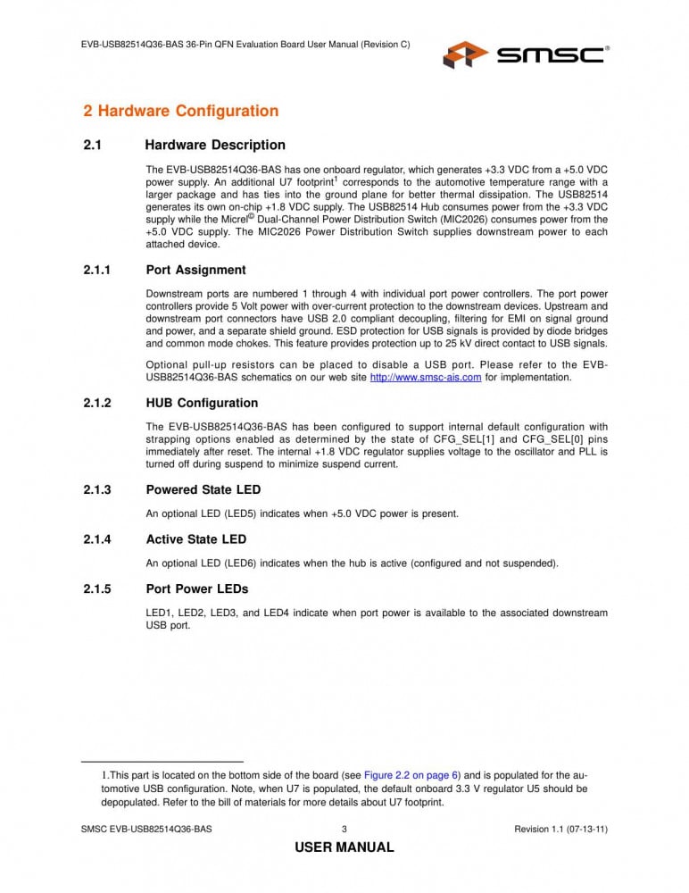 EVB-USB82514 document page 3