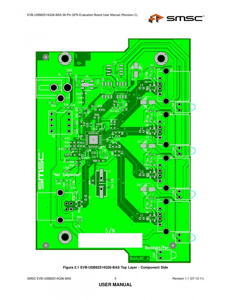 EVB-USB82514 document page 5