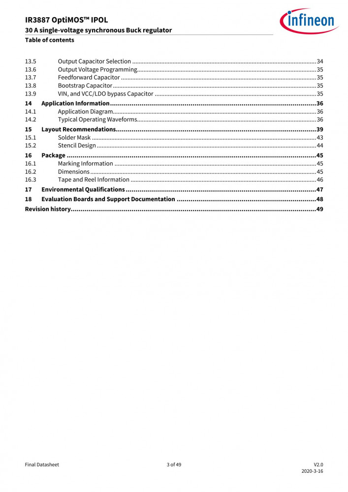 IR3887 datasheet page 3