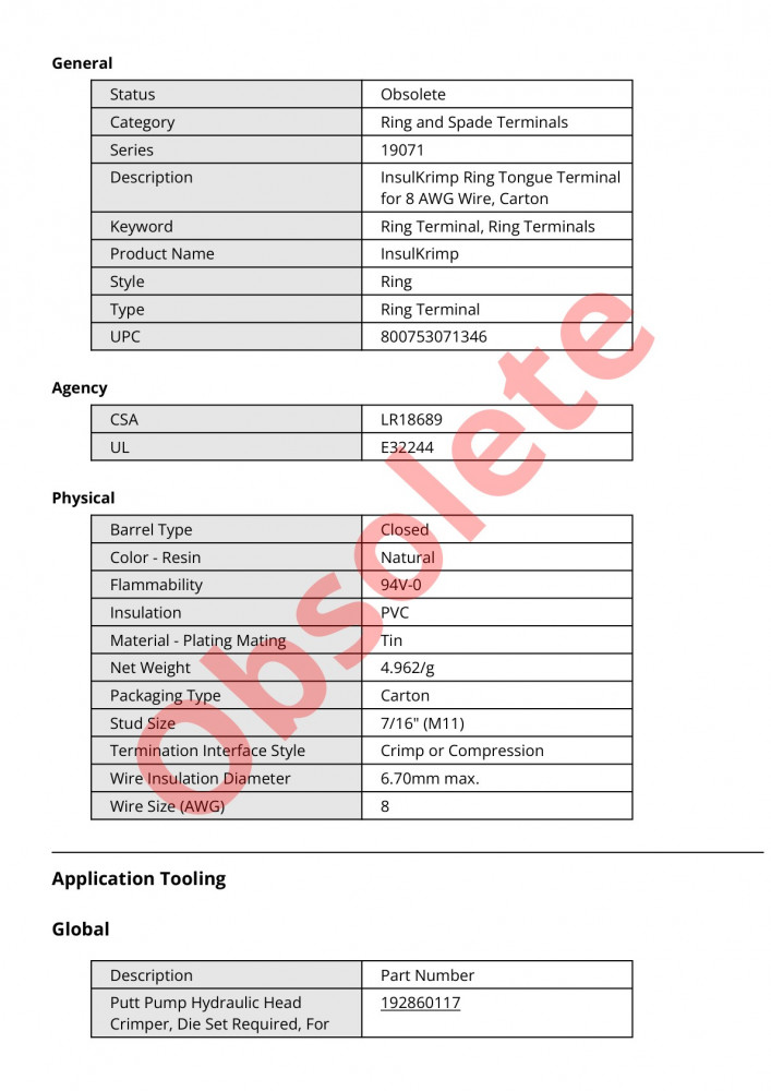 Product document image 2 for MOLEX 190710166