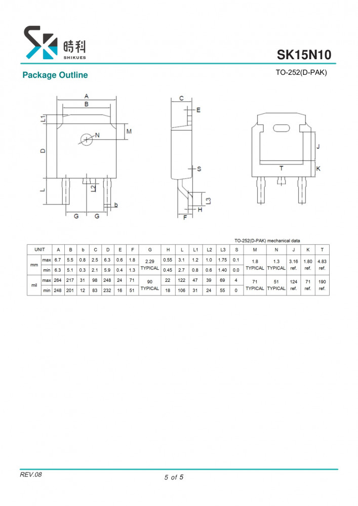 SK15N10 datasheet page 5