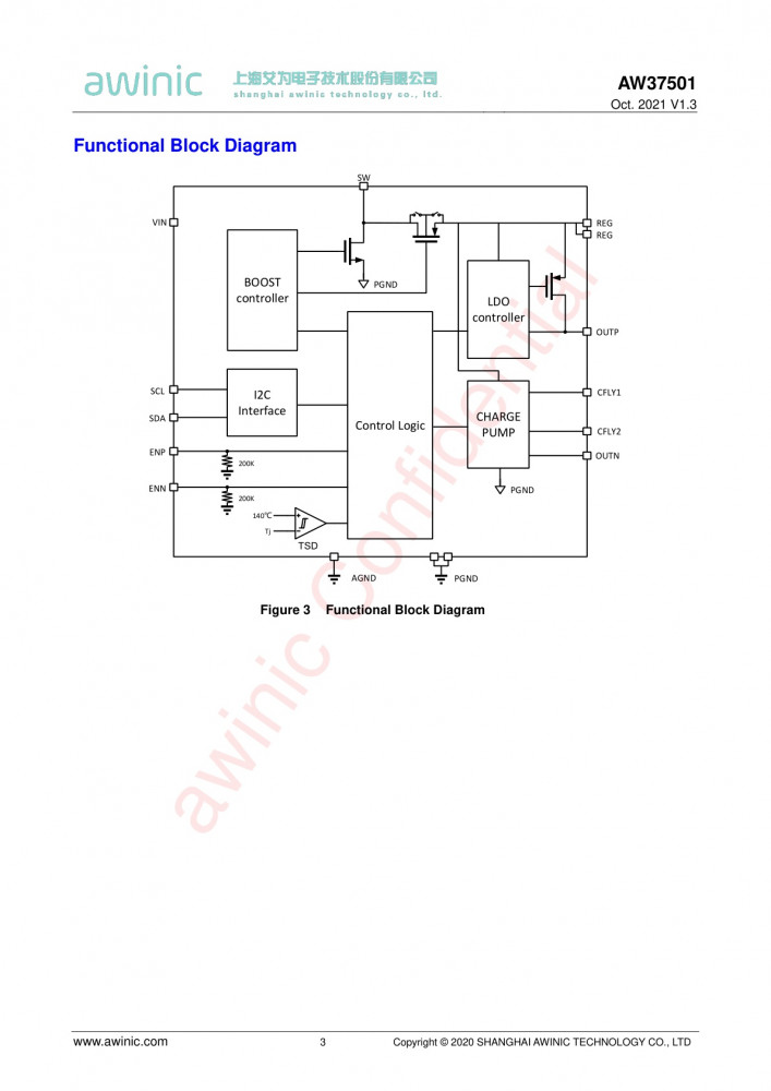 AW37501CSR datasheet page 3