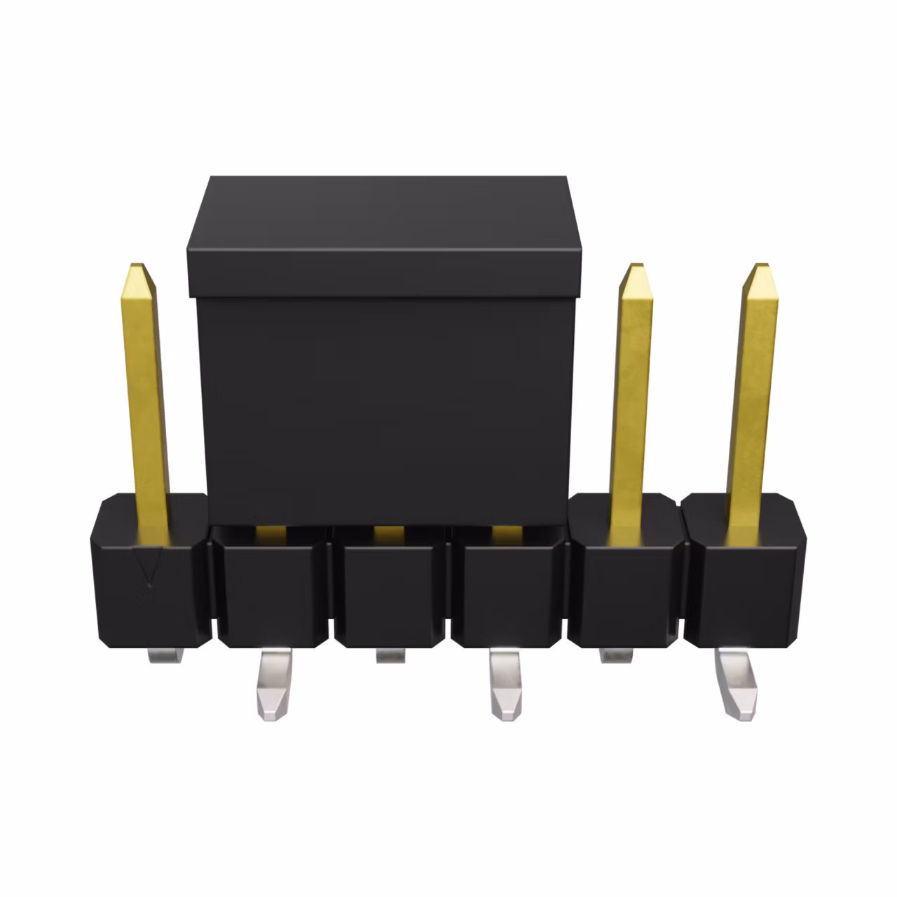 C-Grid / SL Header, Surface Mount, Breakaway, Vertical, 6 Circuits, 0.75µm Gold (Au) Plating, Tape and Reel Packaging with Cap, Lead-Free for sale